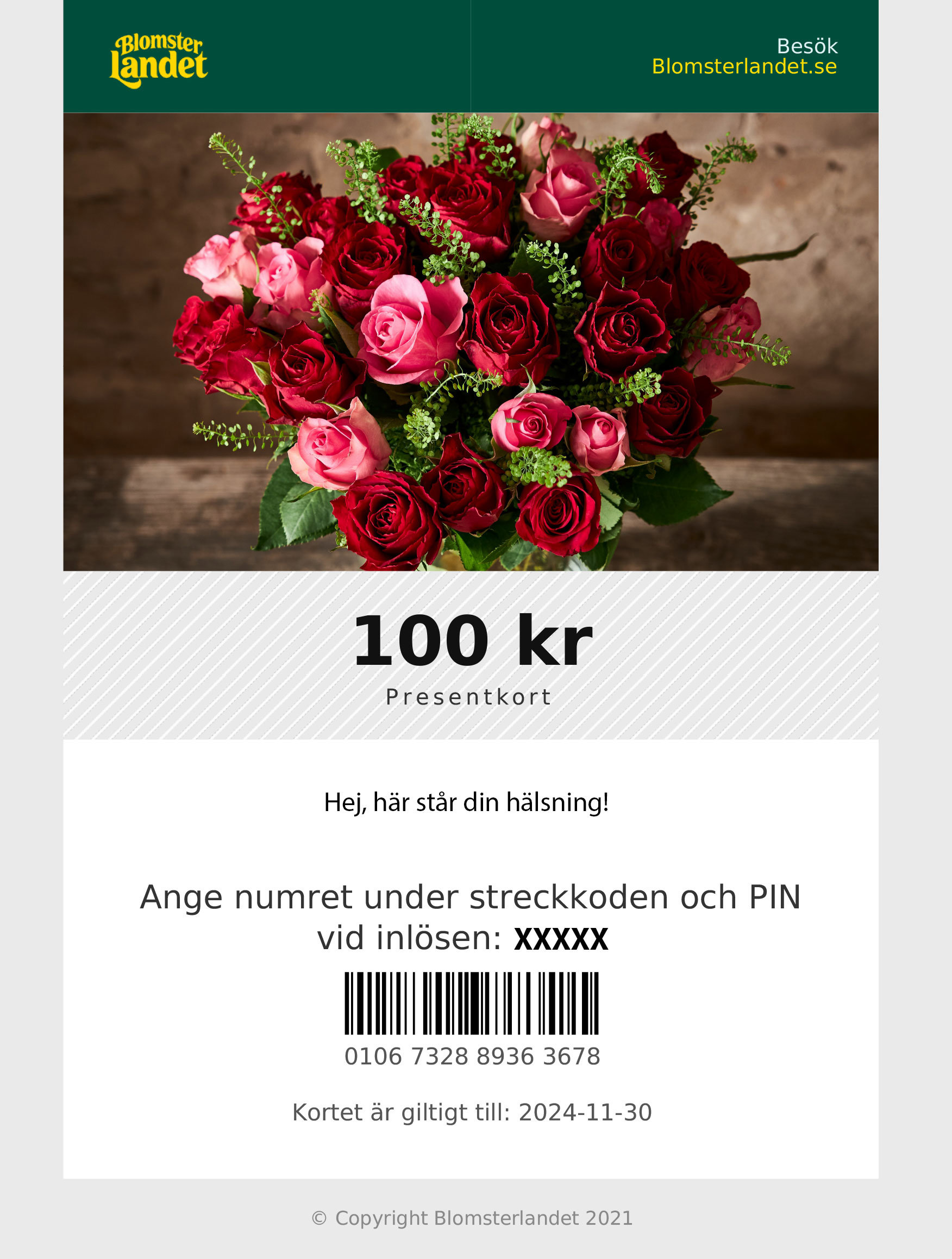 Vanliga frågor om våra presentkort