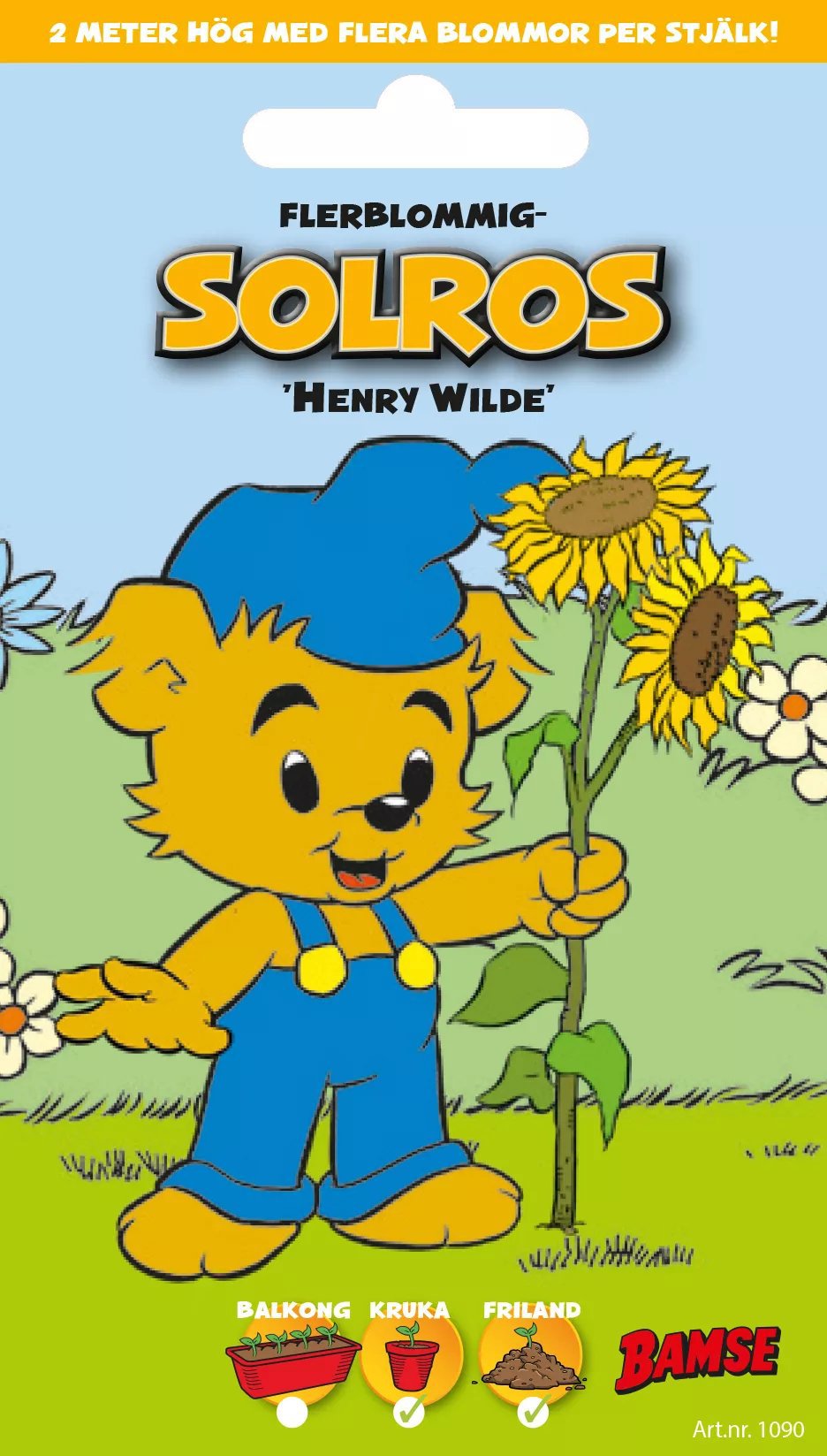 Bamsefrö solros ’Henry Wilde’ 100 st