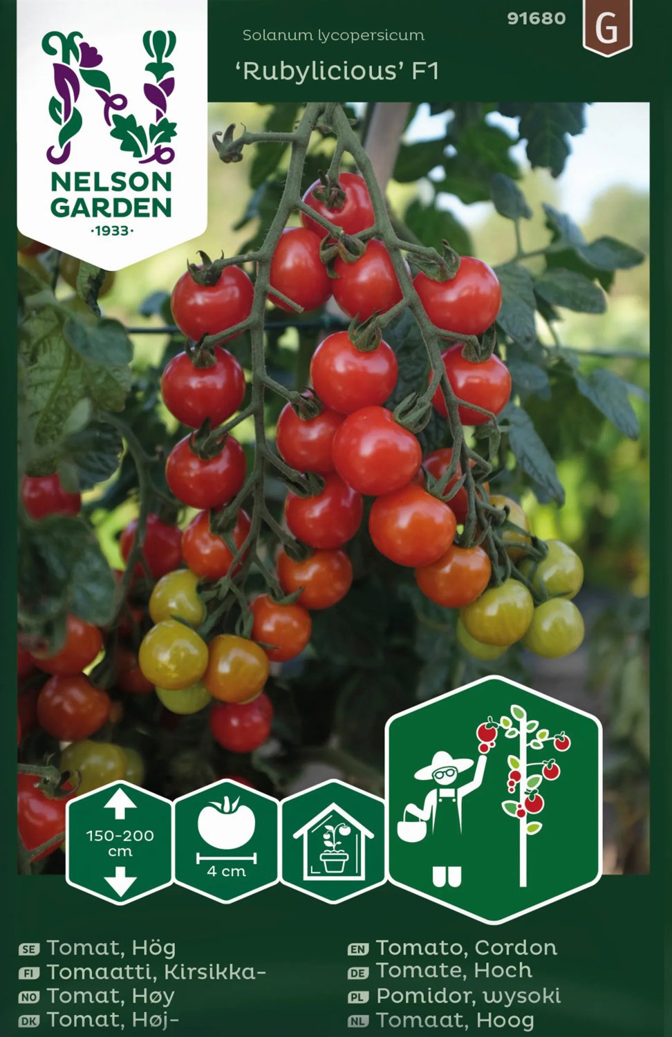 Körsbärstomat 'Rubylicious' F1