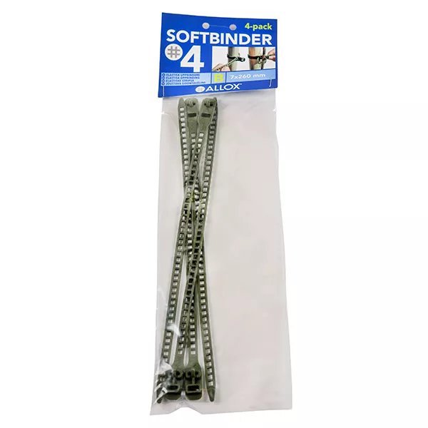 Softbinder 4 st L:26 cm B:0.7 cm