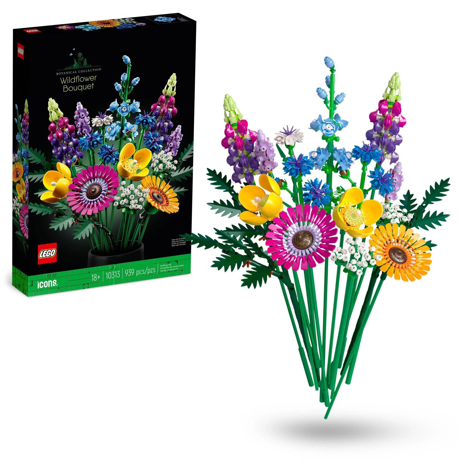 LEGO® Botanical Collection Vilda blommor 10313 H:47 cm