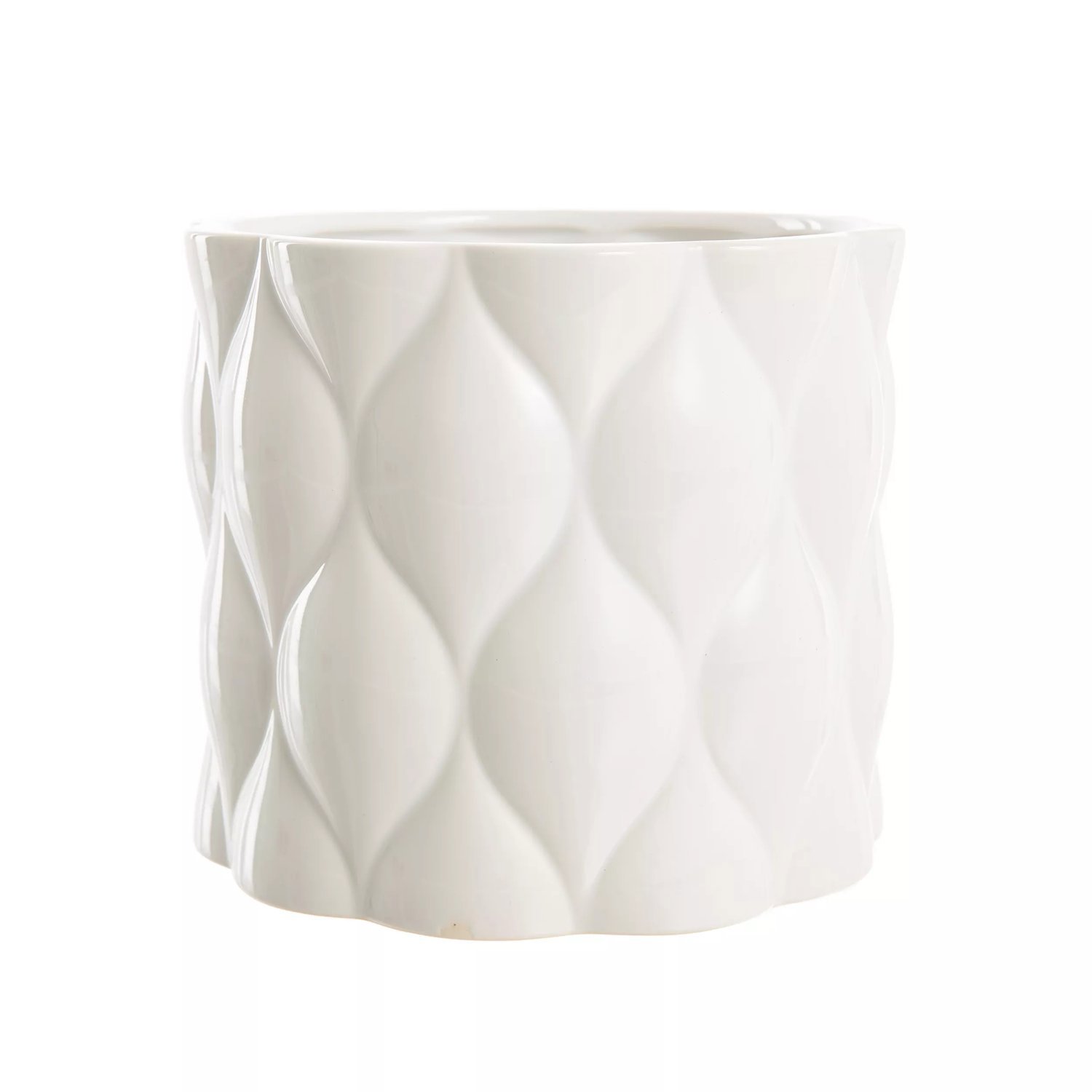 Kruka Odensia Vit H:15 cm 17 cm