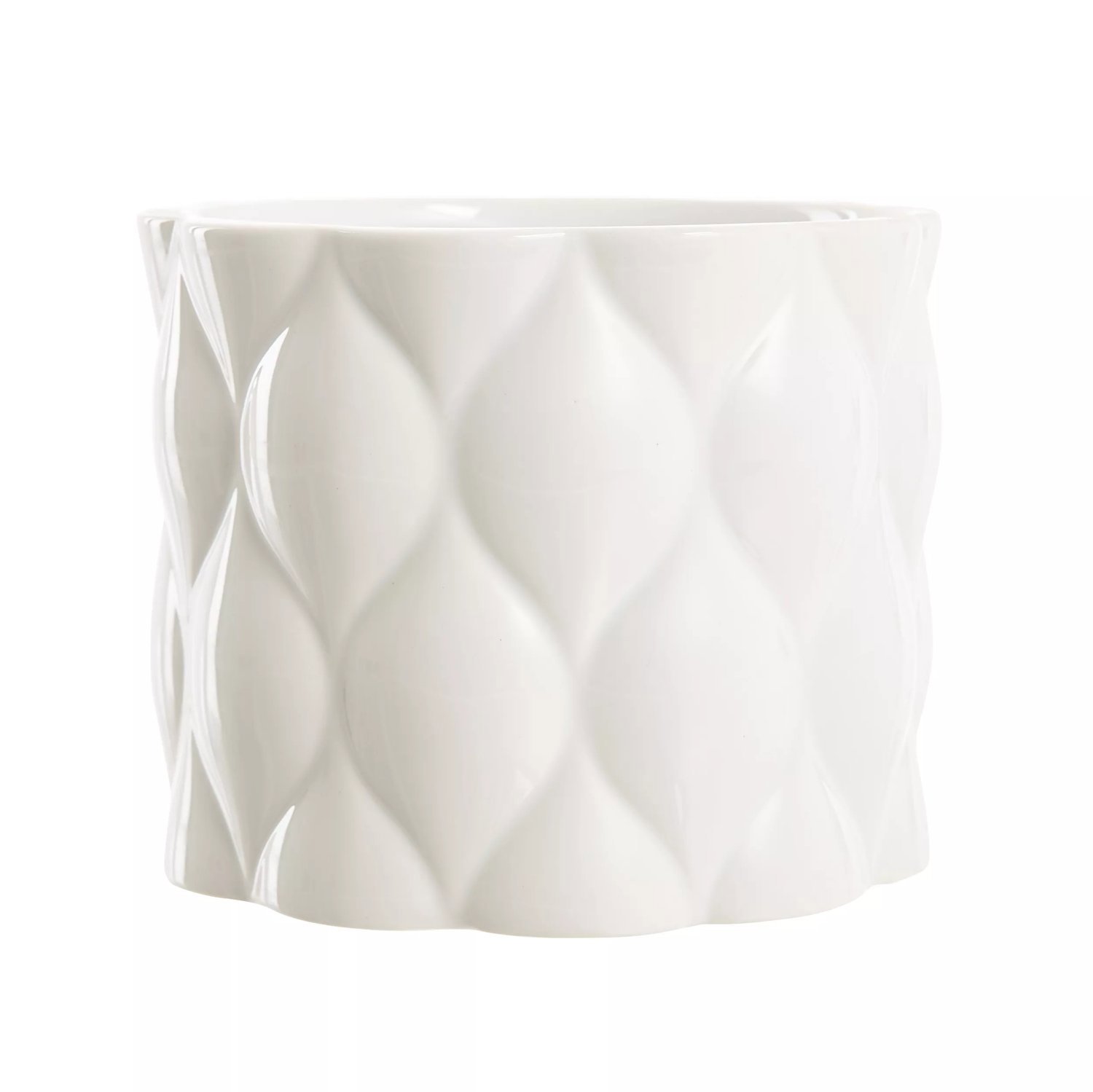 Kruka Odensia Vit H:10 cm 12.5 cm