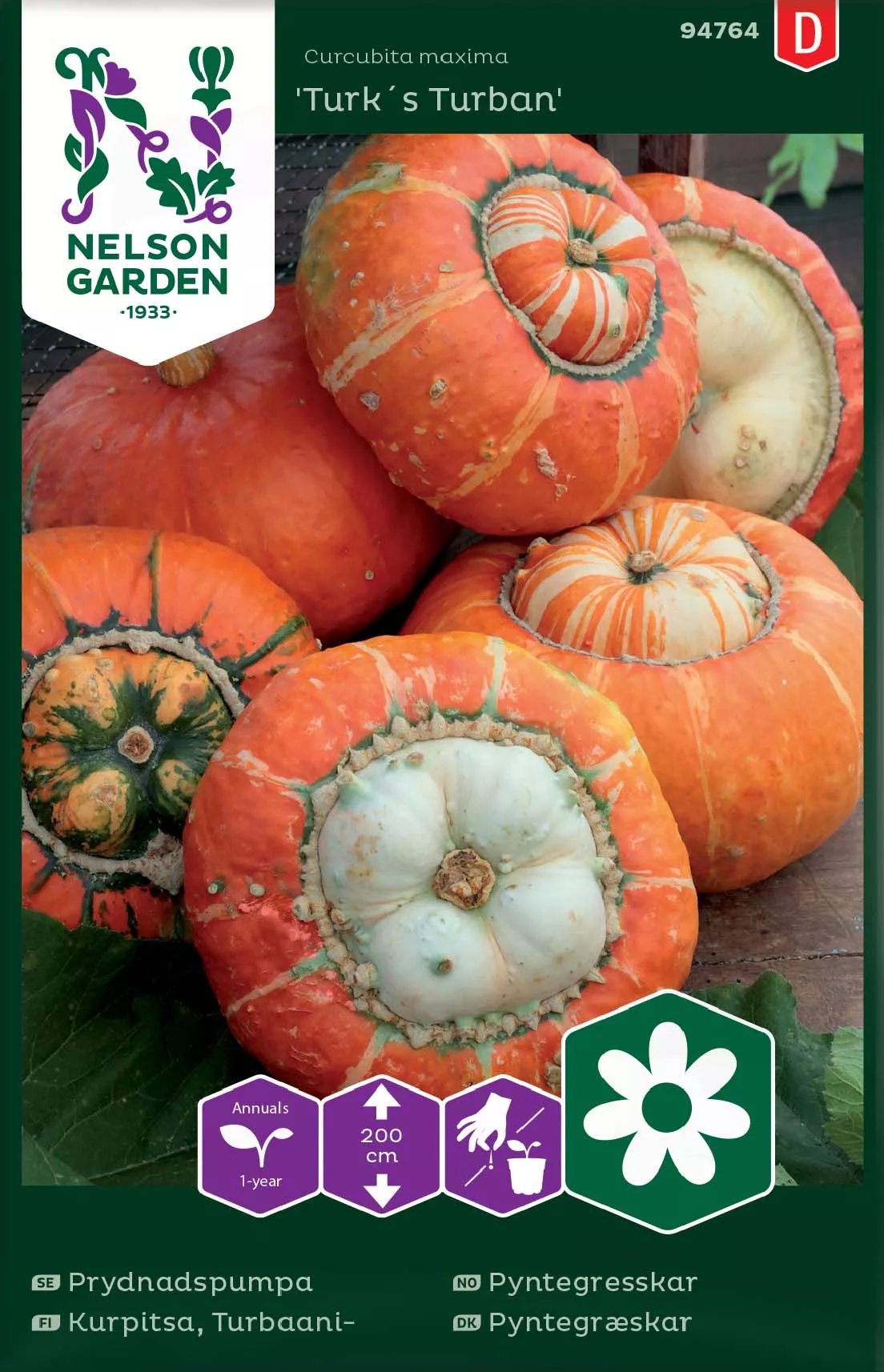 Prydnadspumpa 'Turk´s Turban'